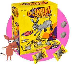 Donkey Balls bubble gum - Candy Crazy